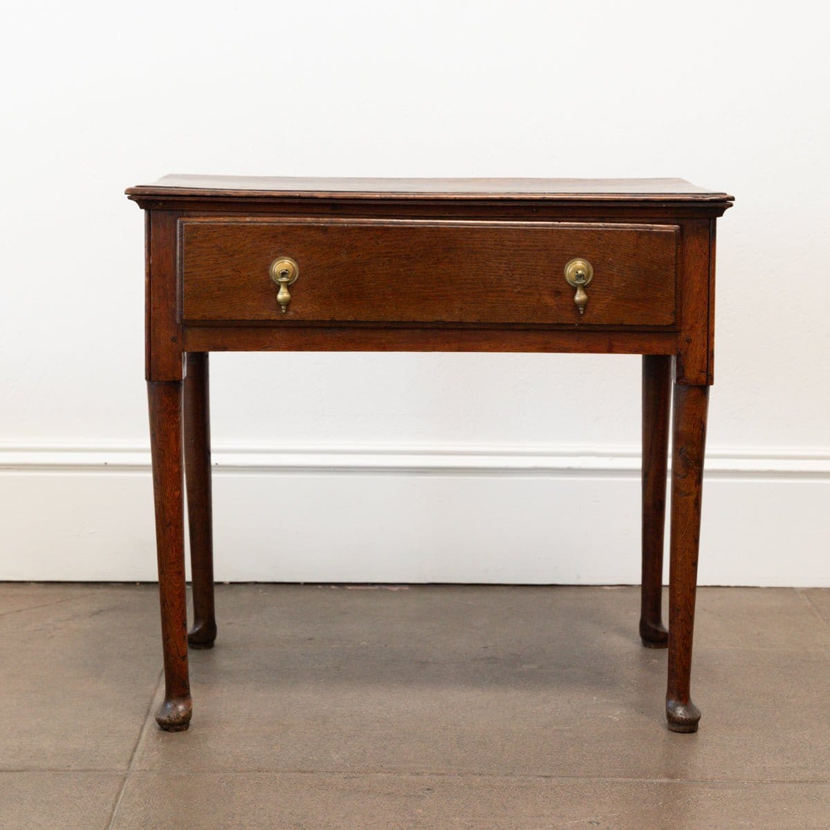 18th Century English Pad Foot Side Table