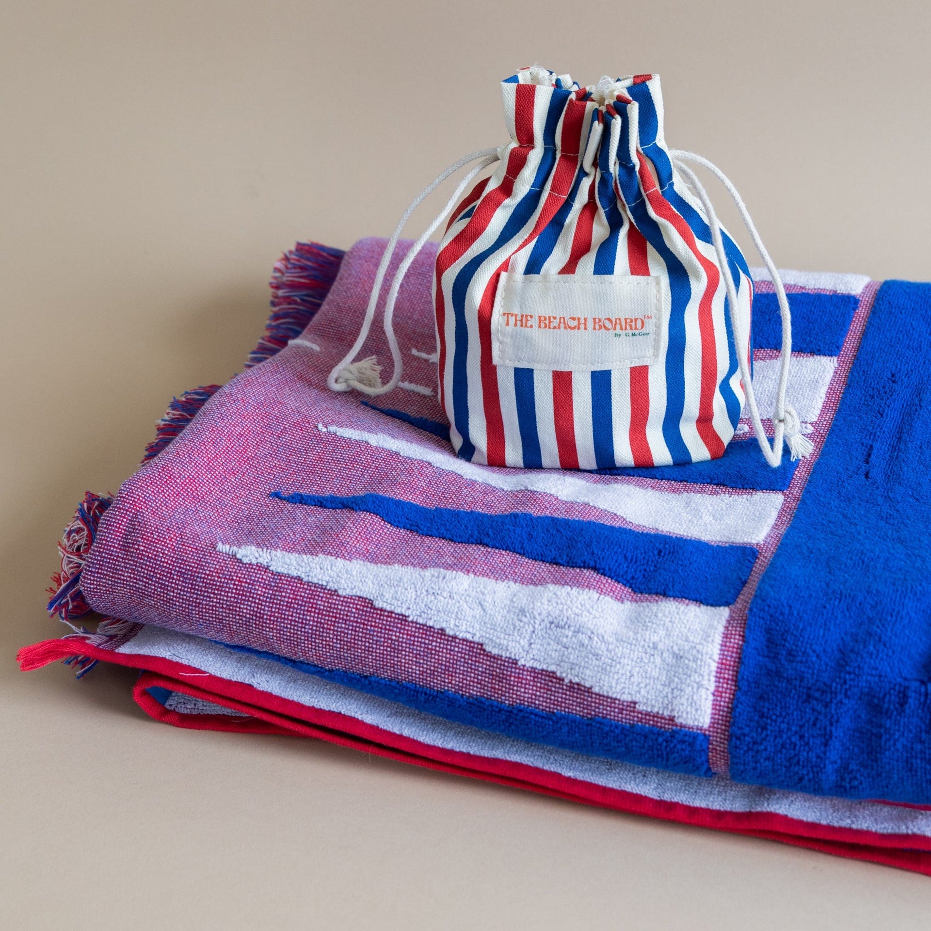 Backgammon Beach Towel