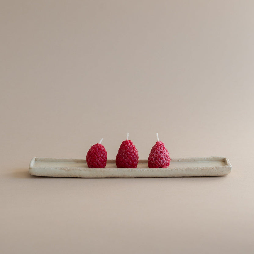 Raspberry Birthday Candles
