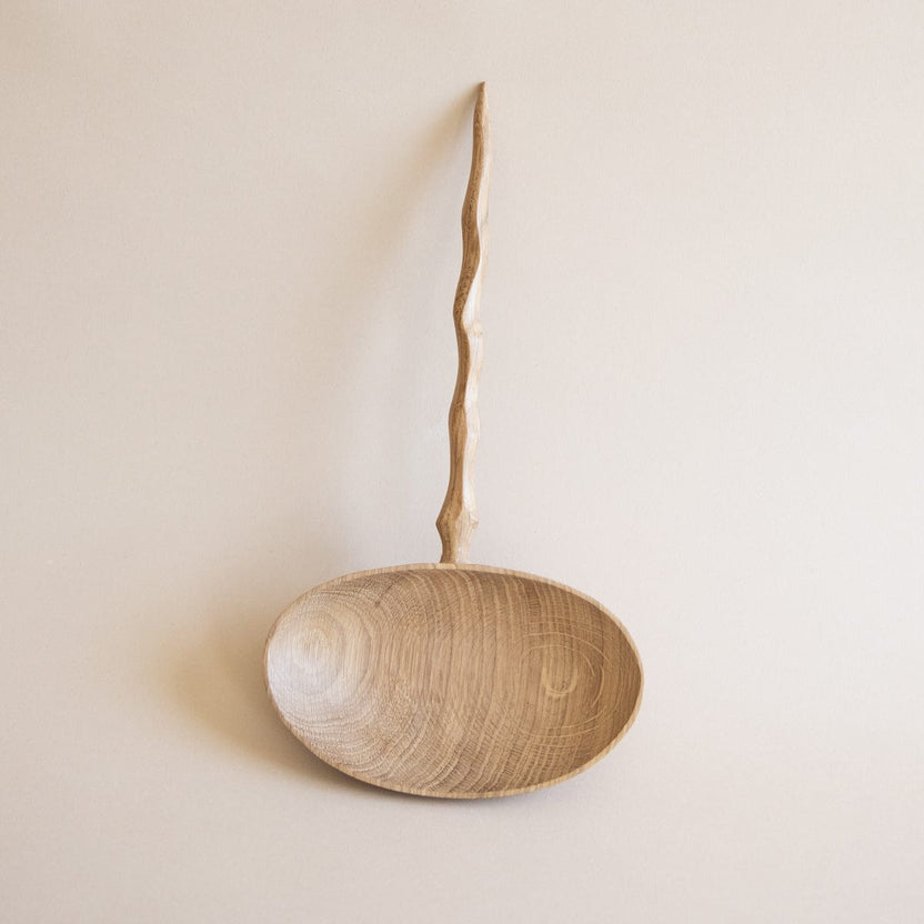 Spoon with Crooked Handle in Oak