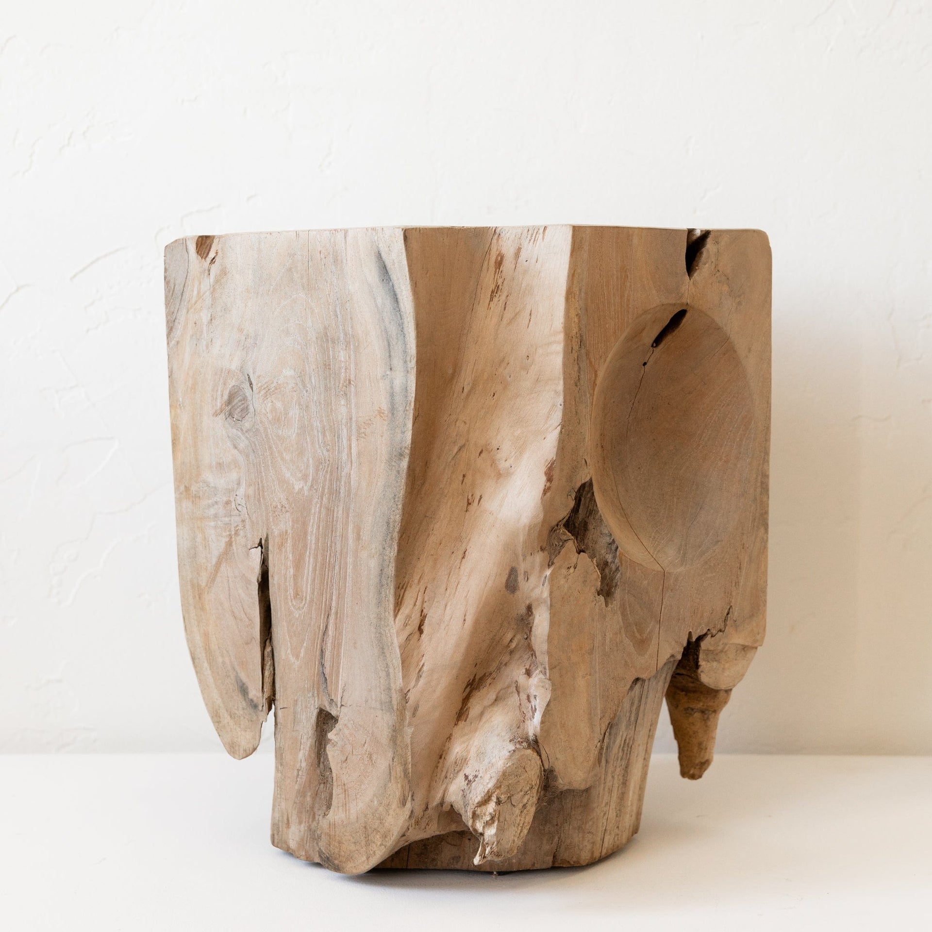 Weathered Teak Stump