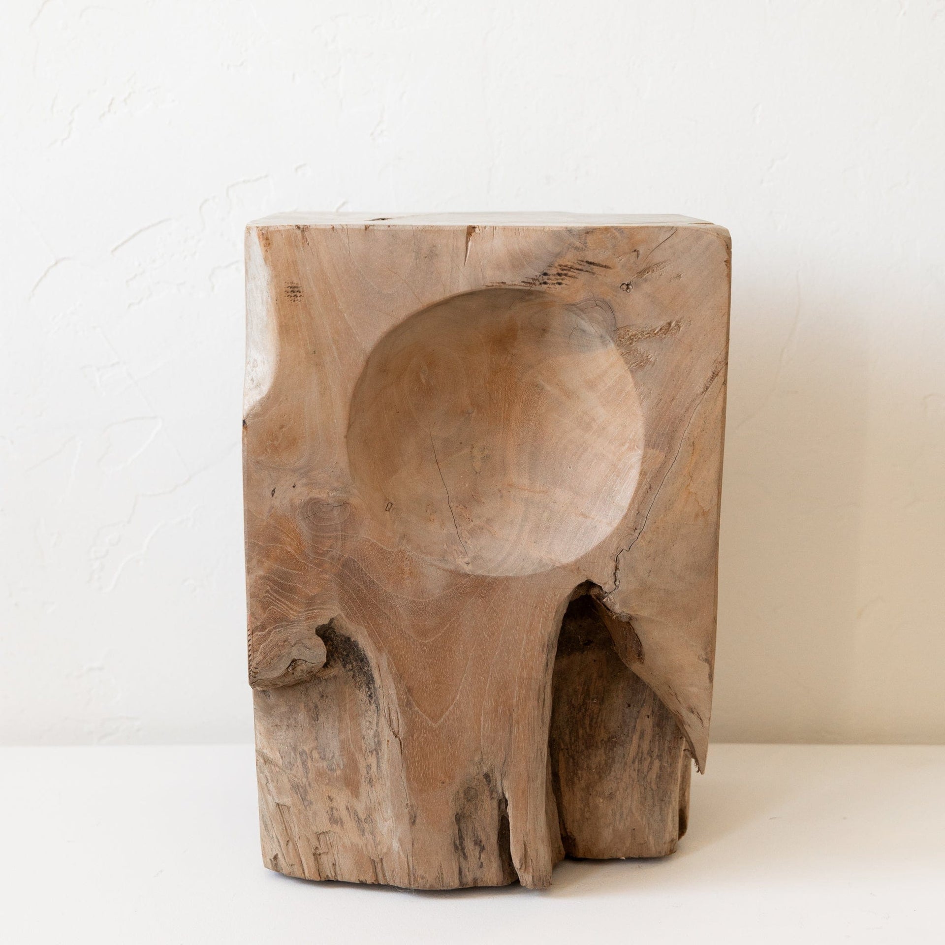 Weathered Teak Stump
