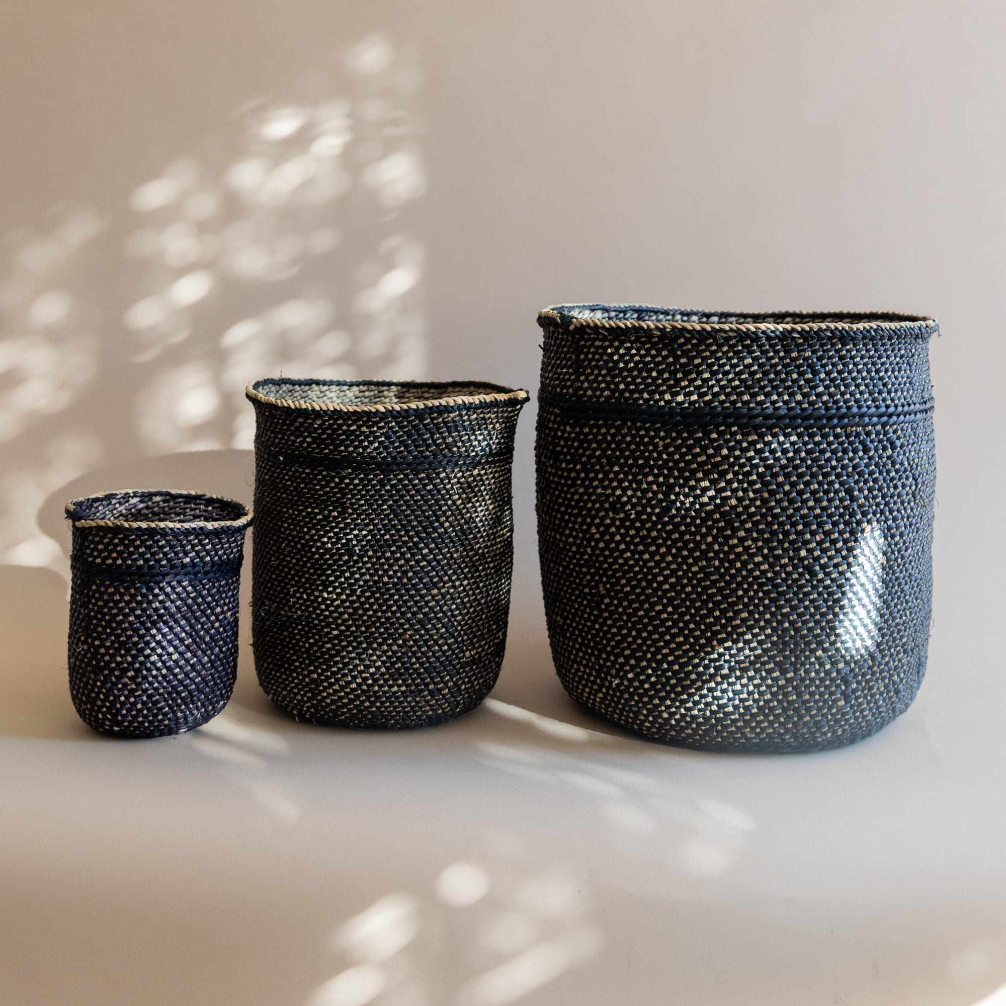 Iringa Basket in Charcoal