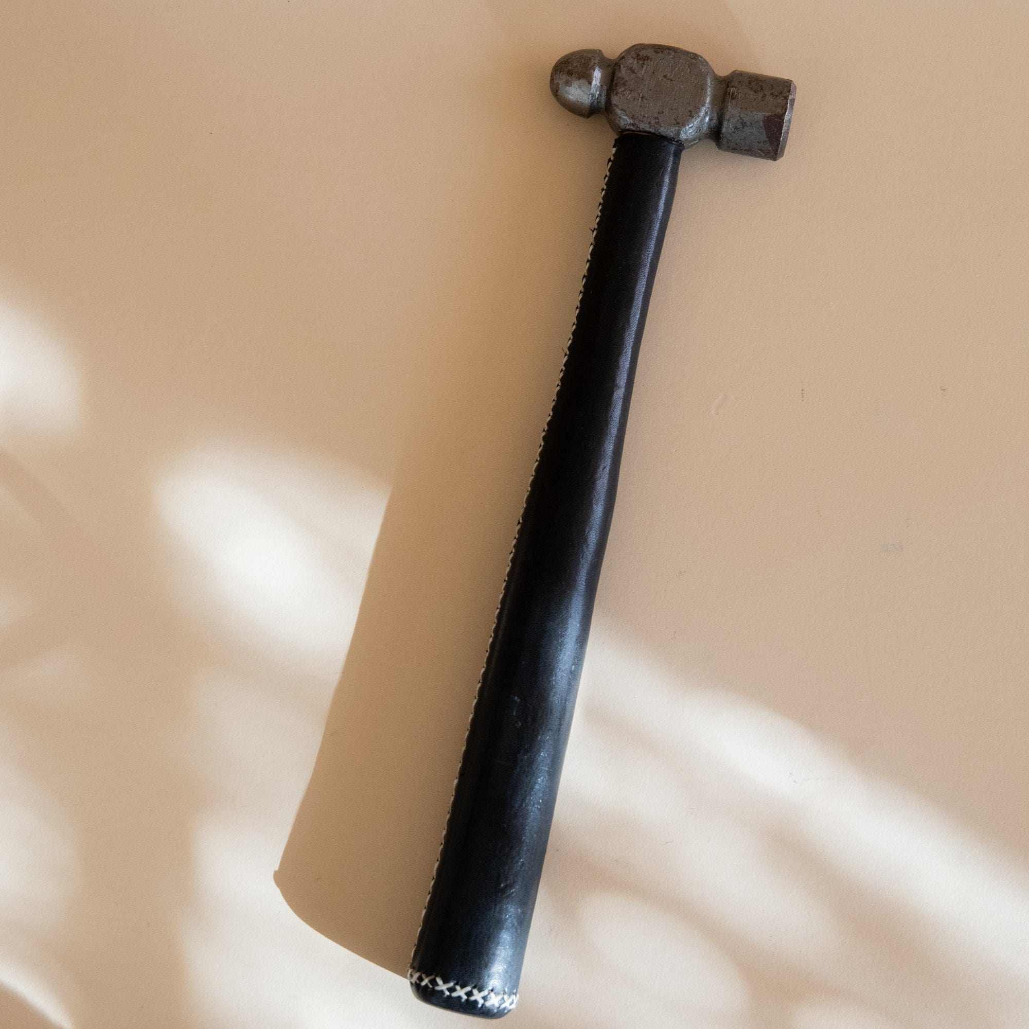 Leather Wrapped Hammer in Black