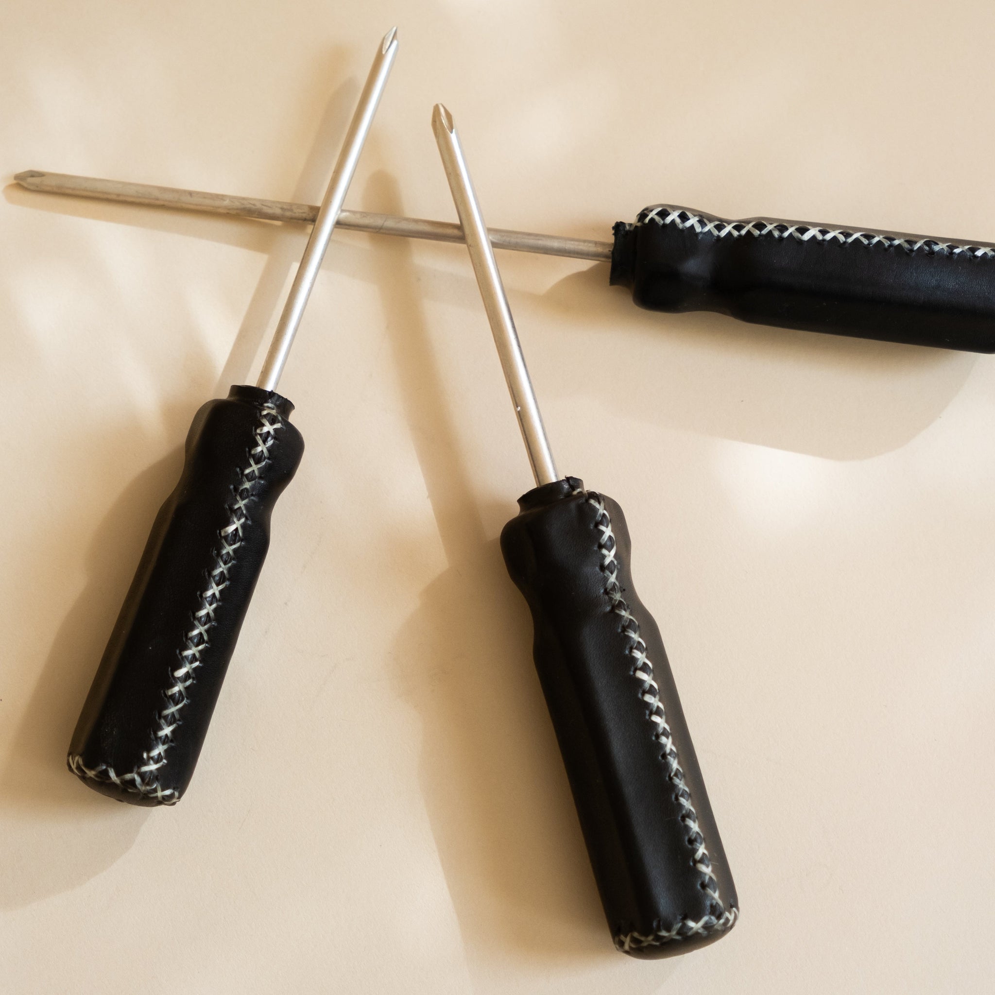 Leather Wrapped Screwdriver